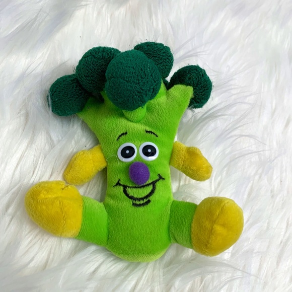 Source Unknown | Toys | Vegetable Veggie Friend Broccoli 5 In T Bean ...